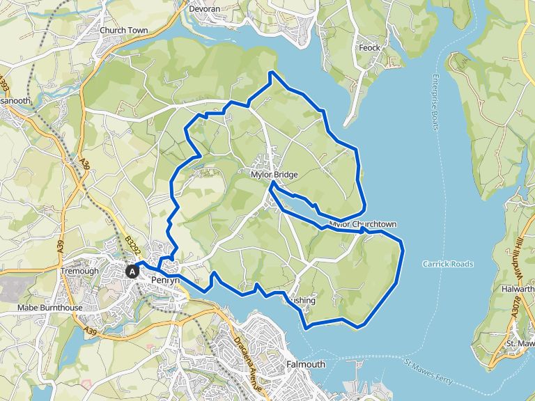 St Mylor Church – Mylor Churchtown loop from Penryn | hike | Komoot
